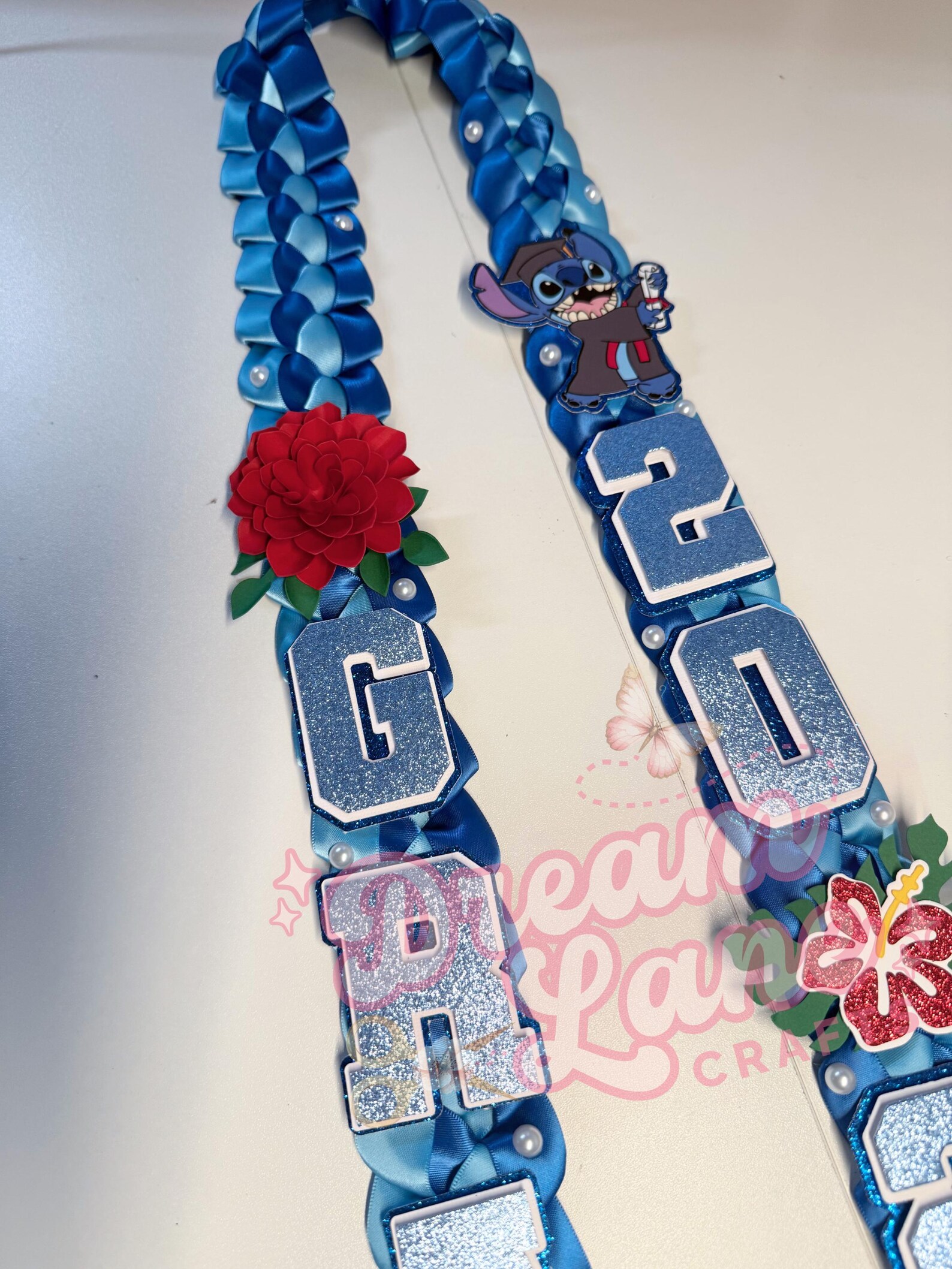 Custom Military Graduation Lei Promotion Gift Lei Senior Night Gift Lei ...