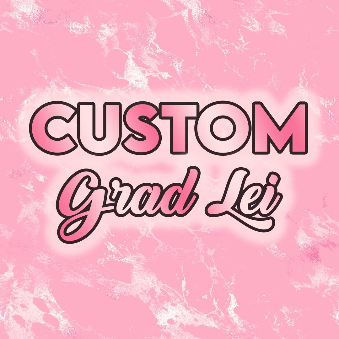 Custom Graduation Lei 2025 Graduation Lei Senior Night Gift Graduate ...