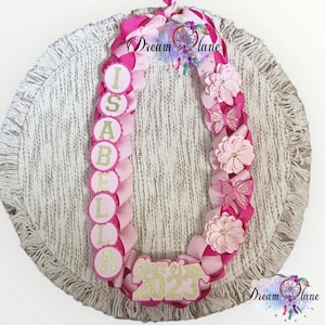 Custom Graduation Lei 2025 Graduation Lei Senior Night Gift Graduate ...