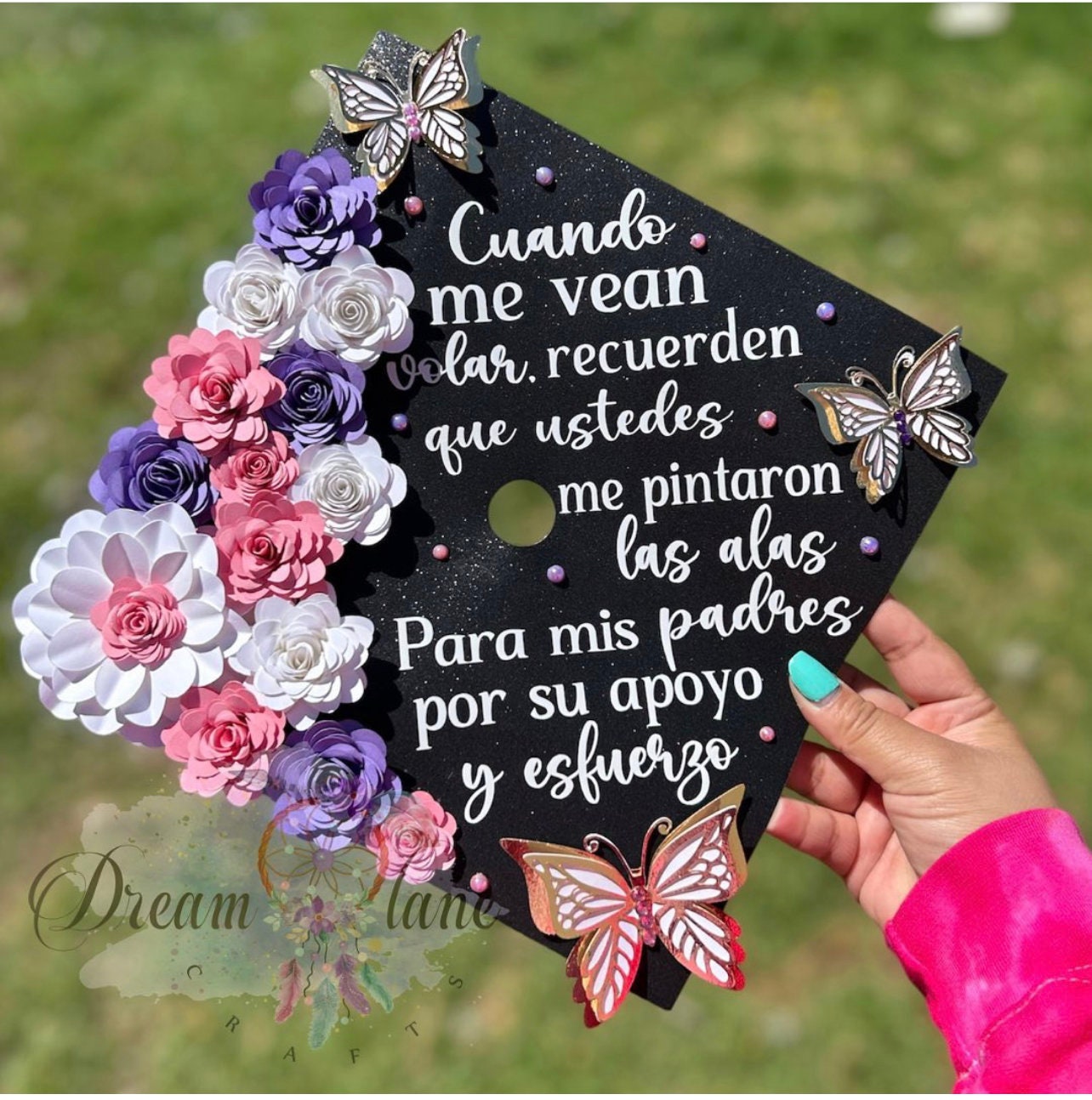 Custom Grad Cap, Graduation Cap Topper, Personalized Grad Cap, 3D Grad ...