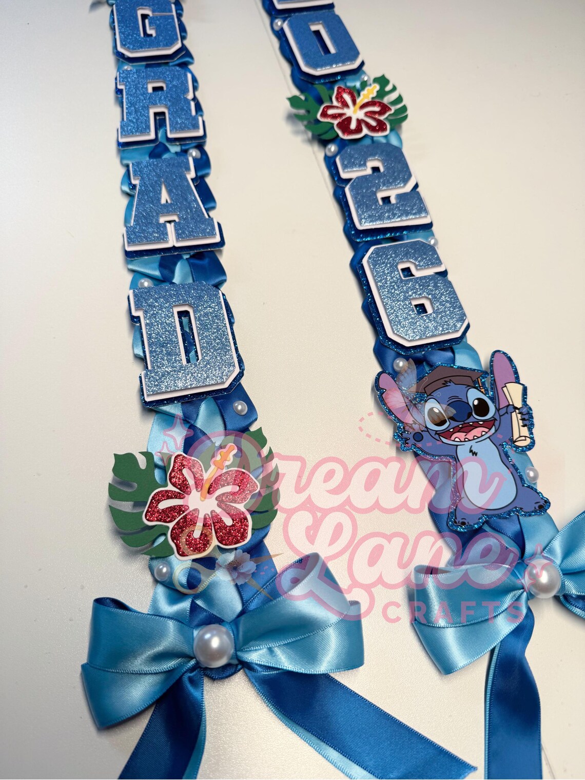 Custom Military Graduation Lei Promotion Gift Lei Senior Night Gift Lei ...