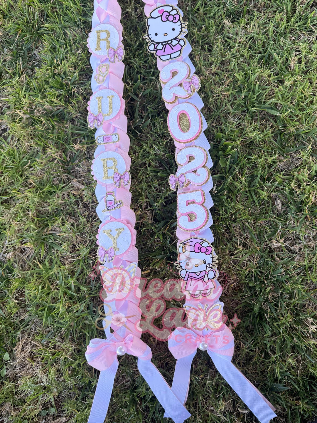 Custom Graduation Lei Promotion Gift Lei Senior Night Gift Lei Ribbon ...