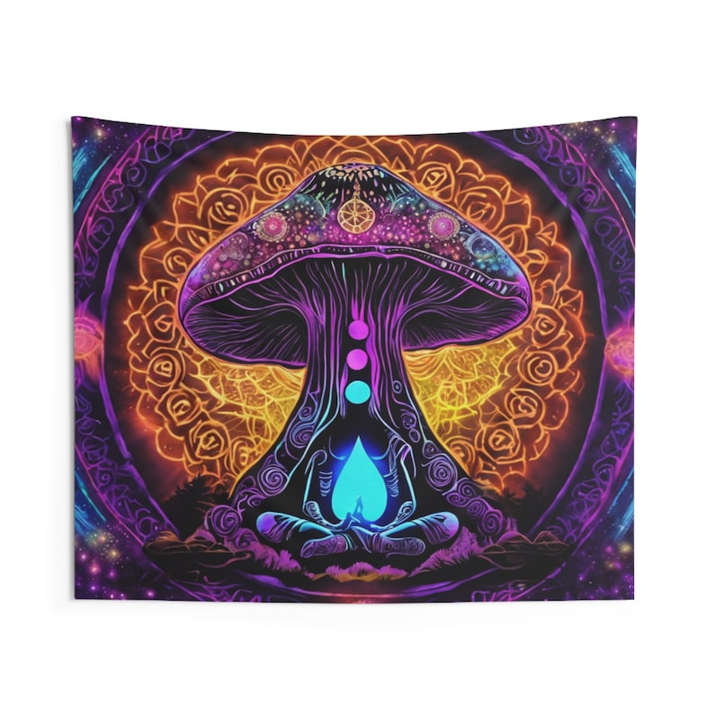 Astral Mushroom Reverie/wall Tapestry/psychedelic Wall Hanging ...