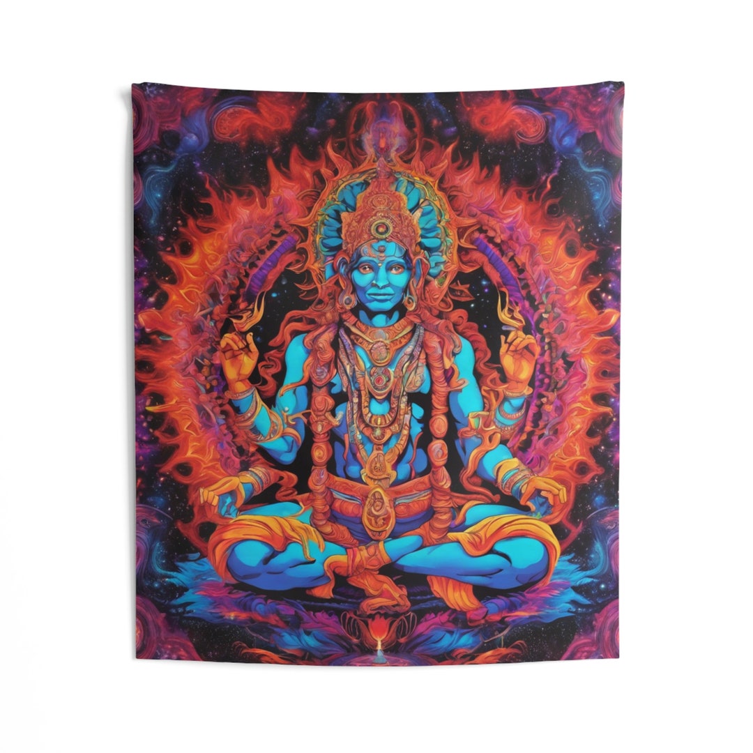 Brahma's Infinite Vision/wall Tapestry/psychedelic Wall Hanging ...