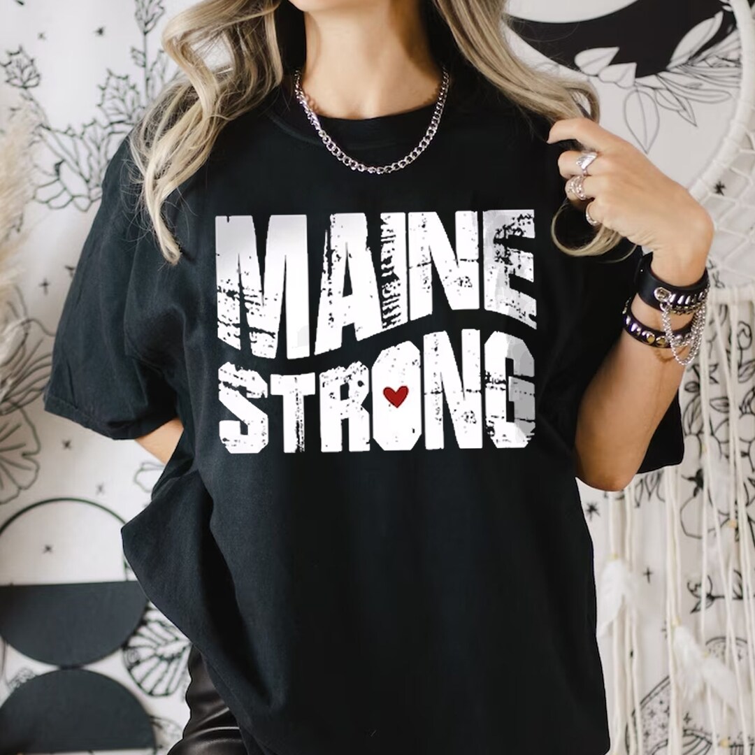 Comfort Colors Lewiston Strong Shirt Maine Strong Shirt Pray - Etsy