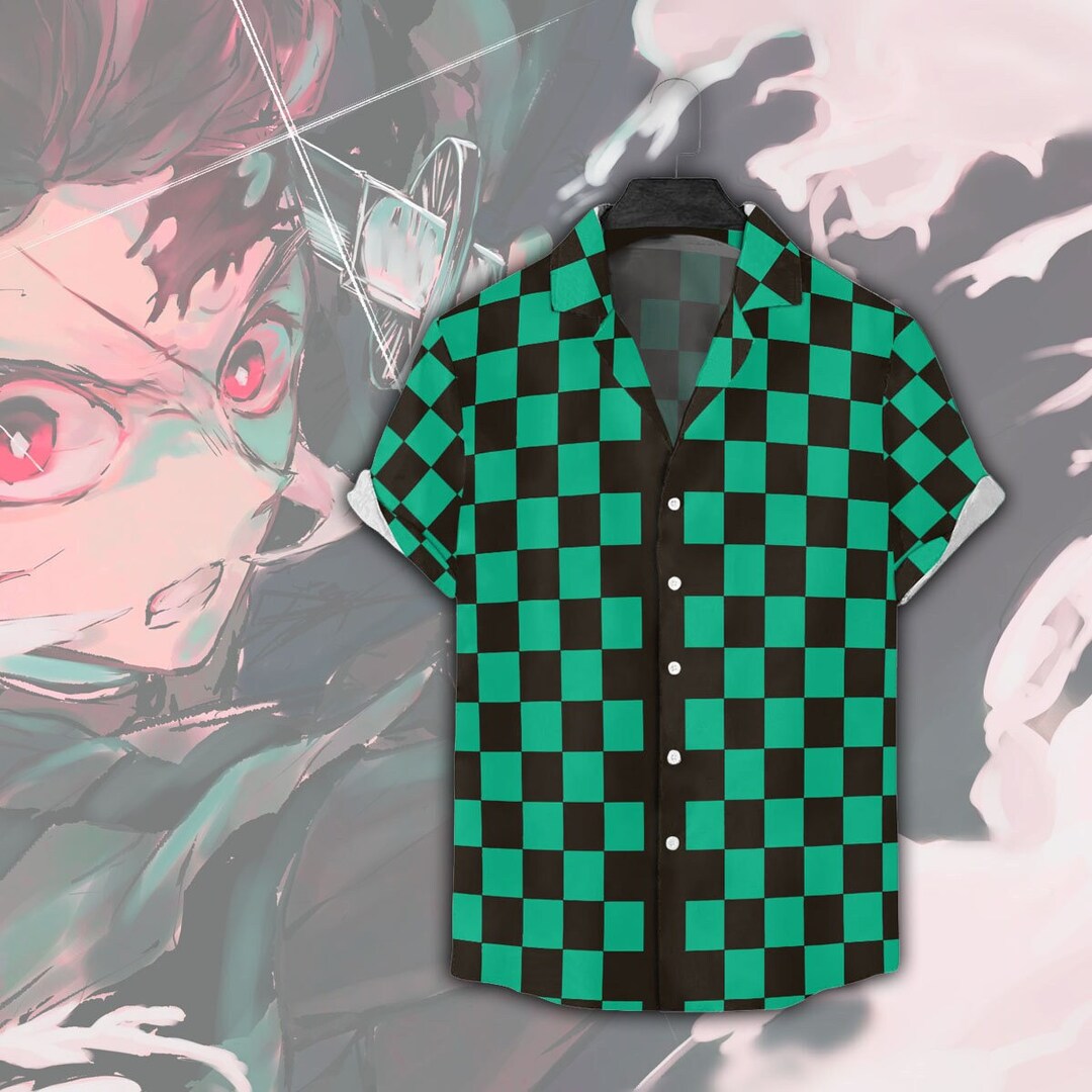 Kimetsu No Yaiba Tanjiro Hawaii Shirt Anime Lover Jersey - Etsy