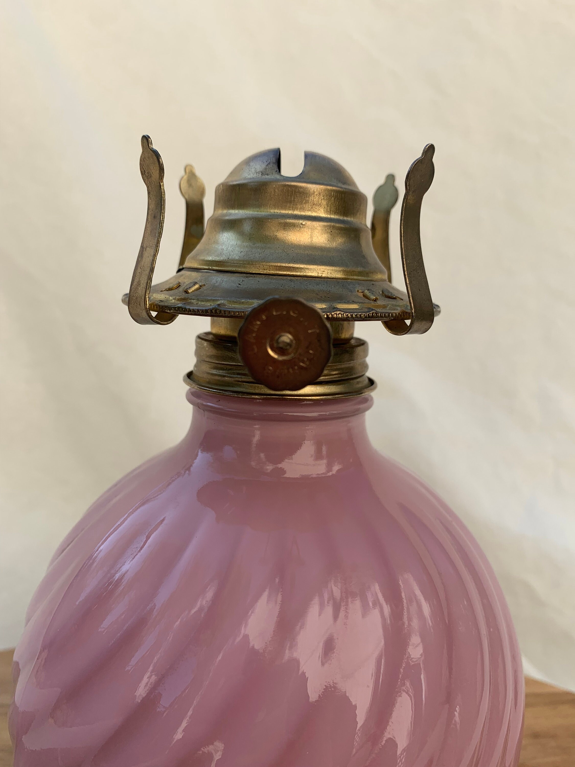 1980s Pink Ceramic Pink Oil Lamp - Etsy