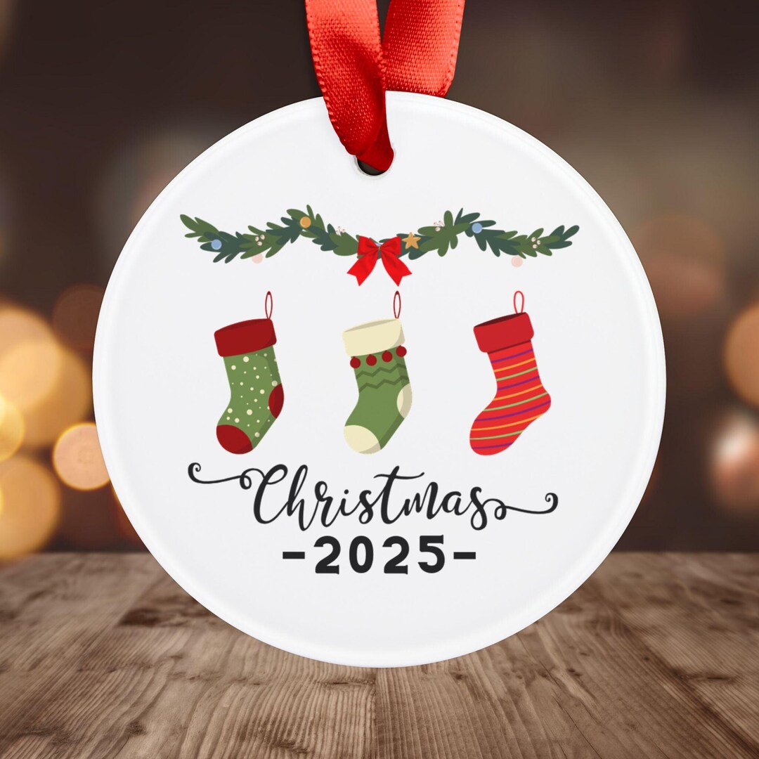 Christmas Stockings 2025 Holiday Ornament, Christmas Ornaments, Holiday ...