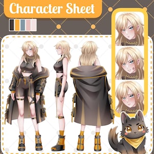 Custom Character Reference Sheet for Your Avatar | Custom Reference ...
