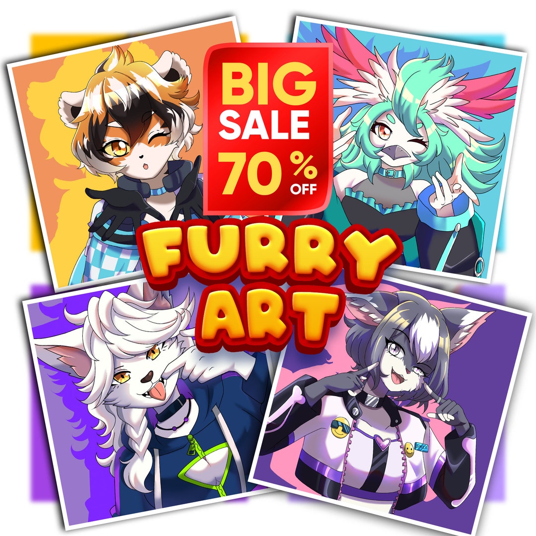 Custom Furry Commission, Fursona, Anthro, Furry Avatar, Furry PFP ...
