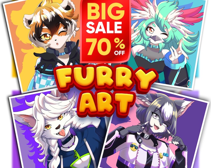 Custom Fursona Commissions - Etsy