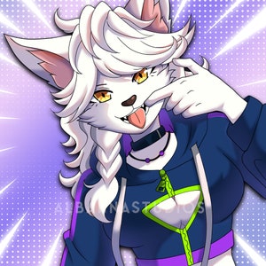 Custom Drawing Anime Character Furry Commission, Fursona, Anthro, Furry ...