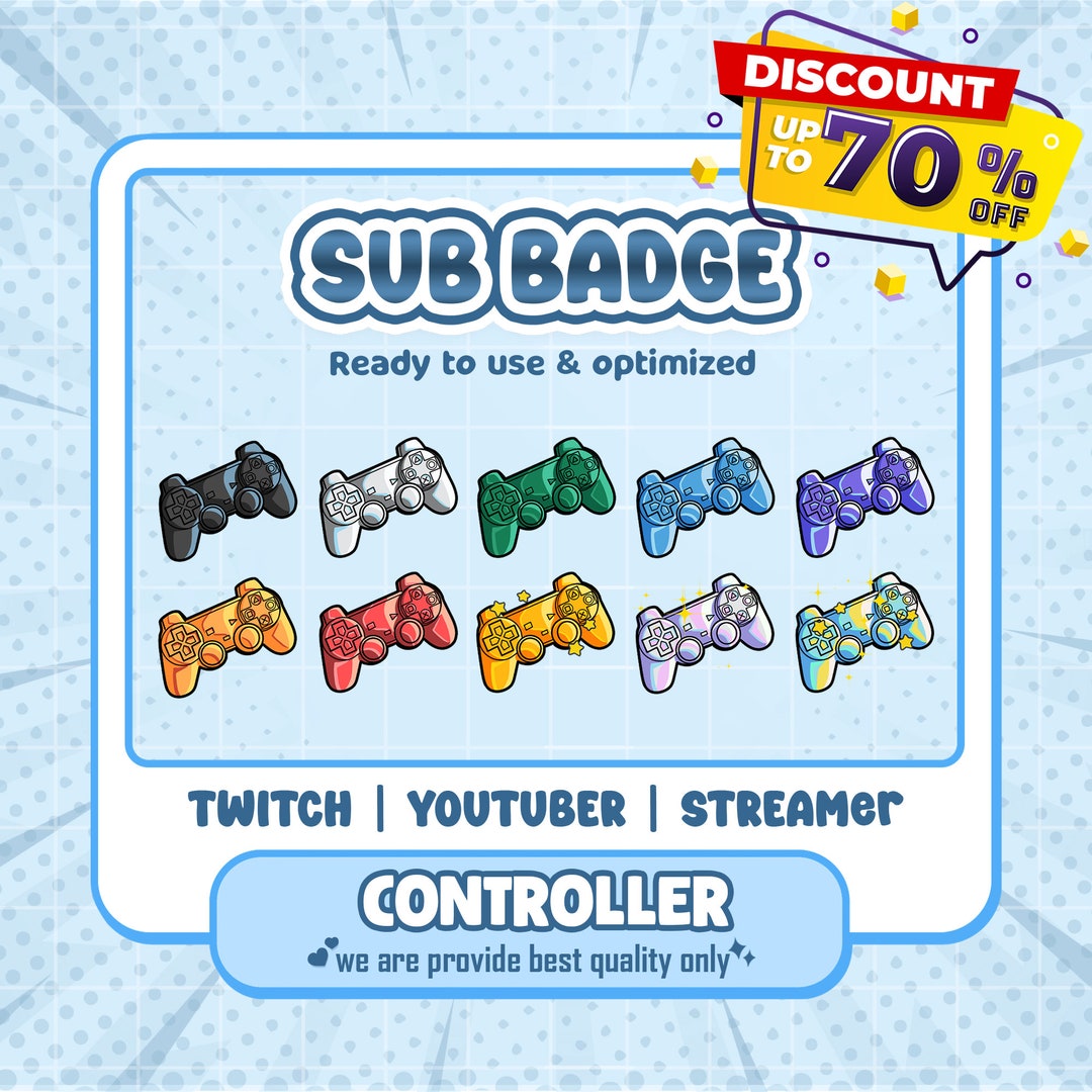 Badge and Sub Badge From Your Vtuber , Animal, Pet, , Gaming Character ...
