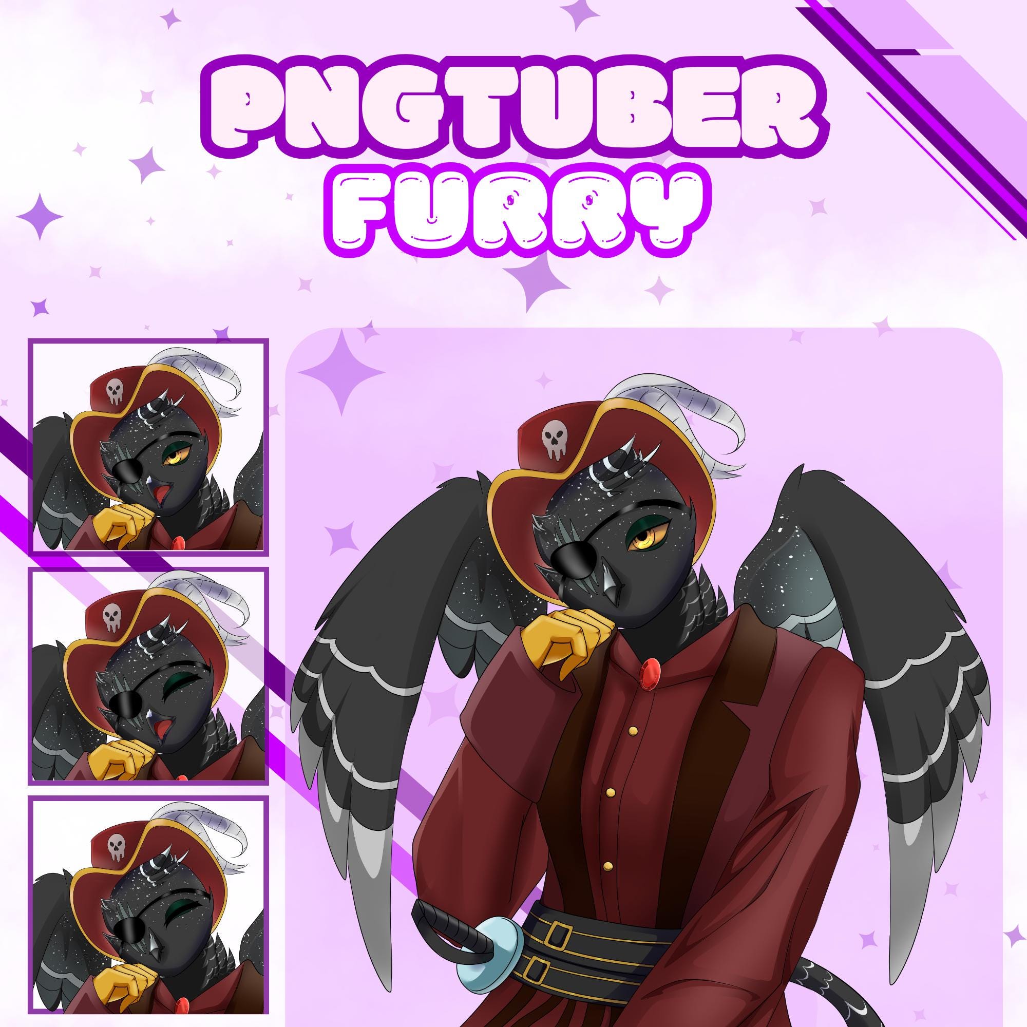 Custom Chibi Pngtuber, Pngtuber, Pngtuber Character, Giftuber, Pngtuber ...