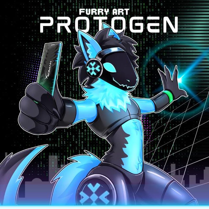 Protogen Halloween Etsy 2368