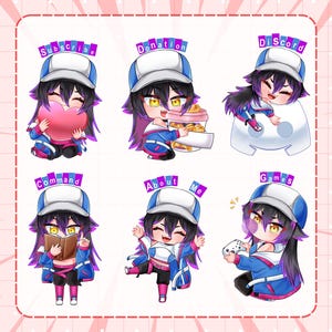 Custom Twitch Panels or Panel Twitch, Vtuber Panel, Anime Panel, Pet ...