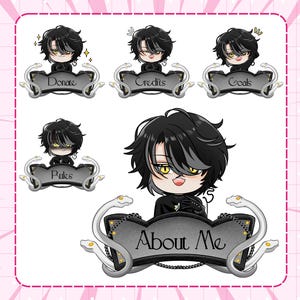 Custom Twitch Panels or Panel Twitch. Vtuber Panel, Pet Panel, Anime ...