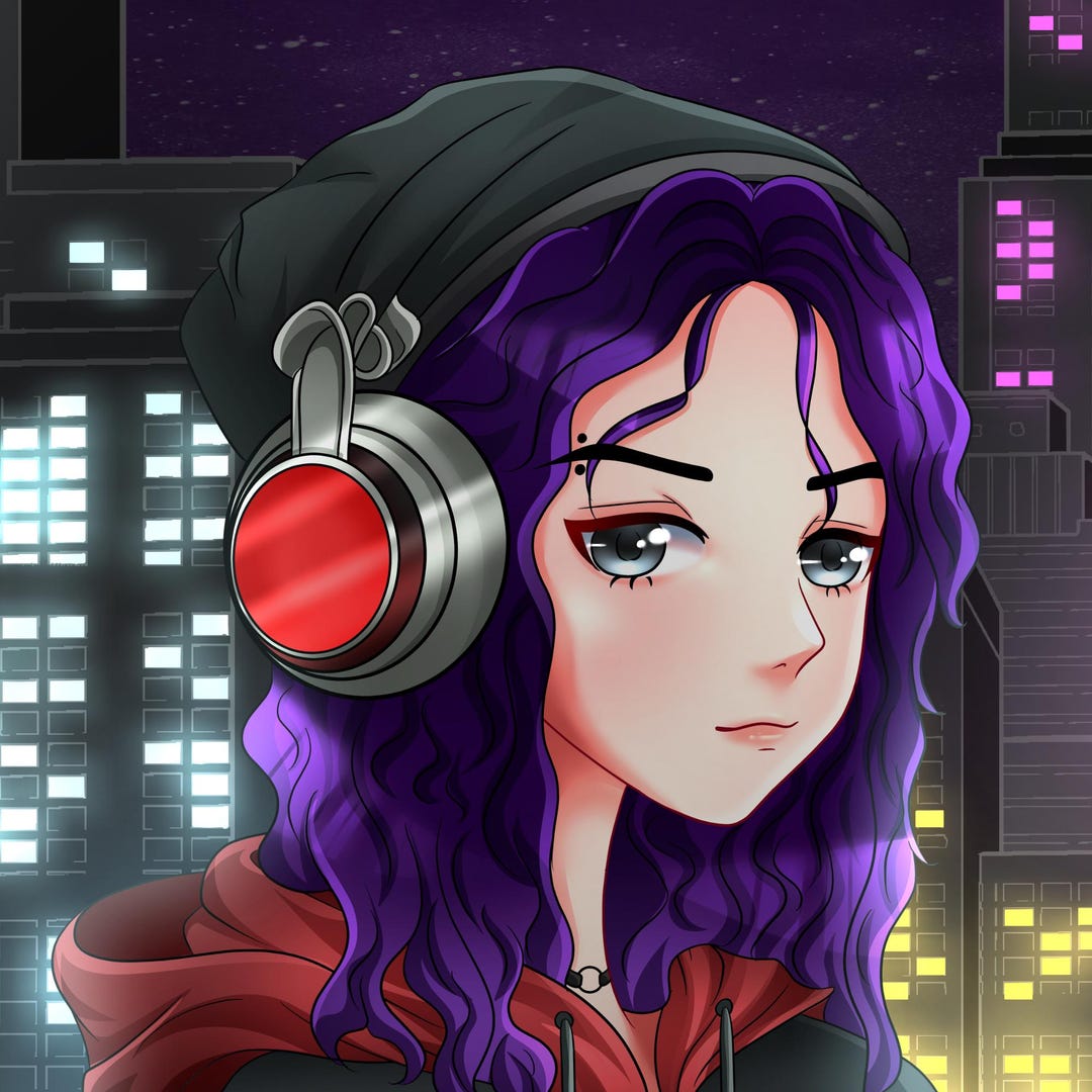 Custom Drawing Anime, Icon, Anime Couple, Social Media, Twitch, Vtuber ...