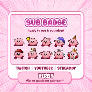Custom Badge and Sub Badge From Your Vtuber , Animal, Pet, Anime ...