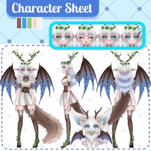 Custom Character Reference Sheet for Your Avatar | Custom Reference ...