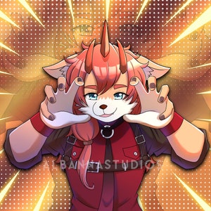 Custom Drawing Anime Character Furry Commission, Fursona, Anthro, Furry ...