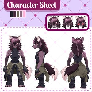 Custom Character Reference Sheet for Your Avatar | Custom Reference ...
