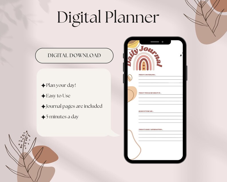 Healing Prompts and Exercises Daily Planner Mindfulness Challenge ...