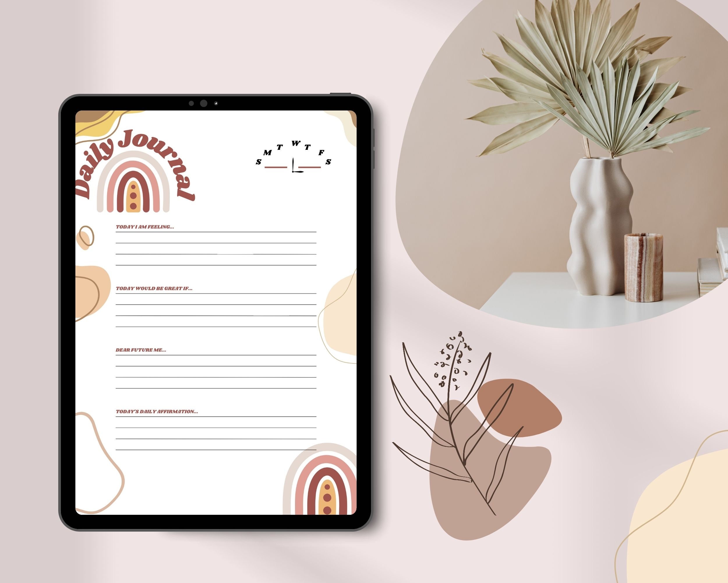 Healing Prompts and Exercises Daily Planner Mindfulness Challenge ...
