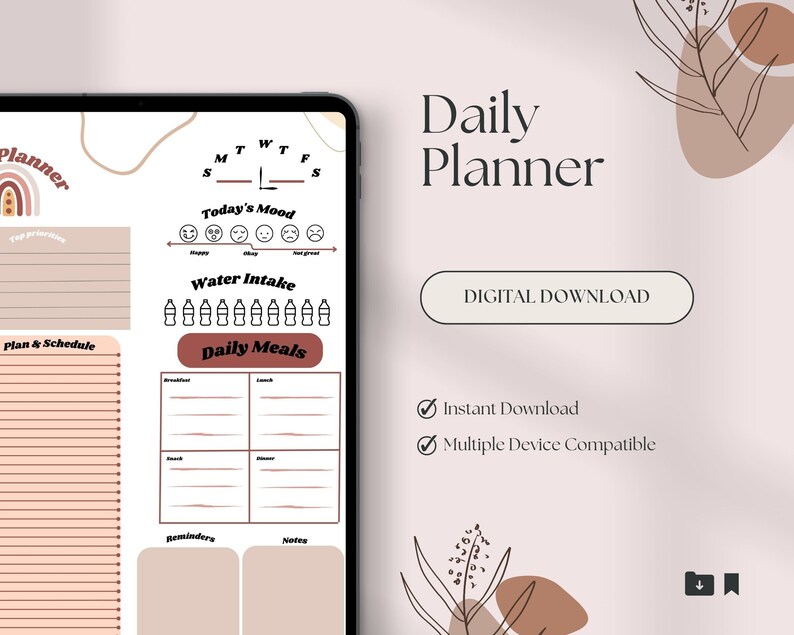 Healing Prompts and Exercises Daily Planner Mindfulness Challenge ...