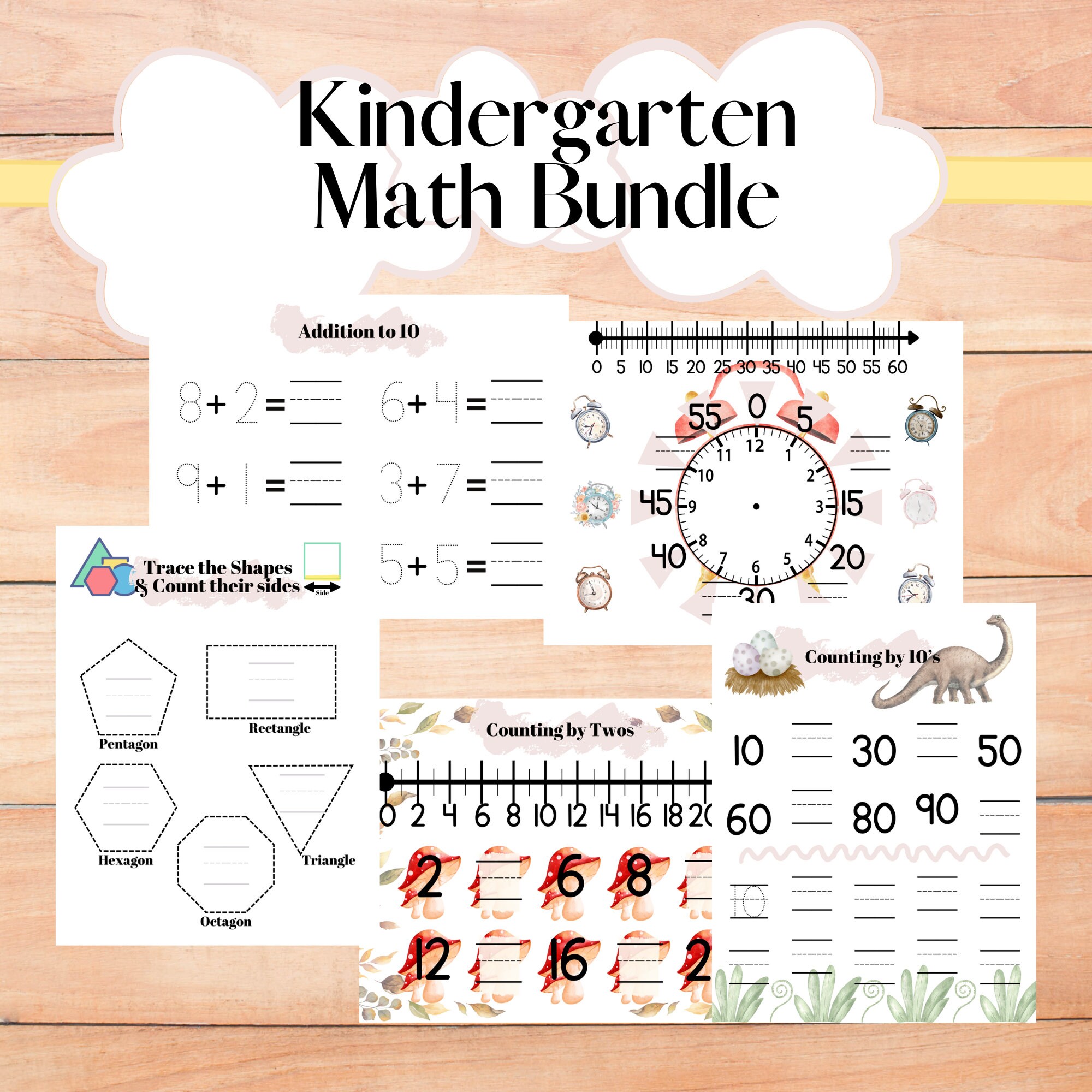 Kindergarten Math Bundle - Etsy
