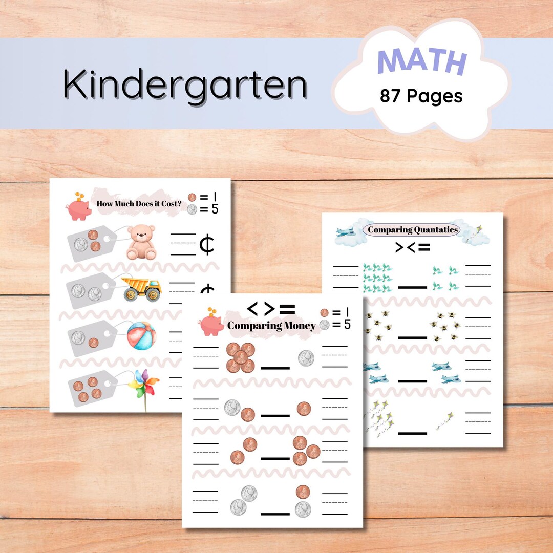 Kindergarten Math Bundle - Etsy
