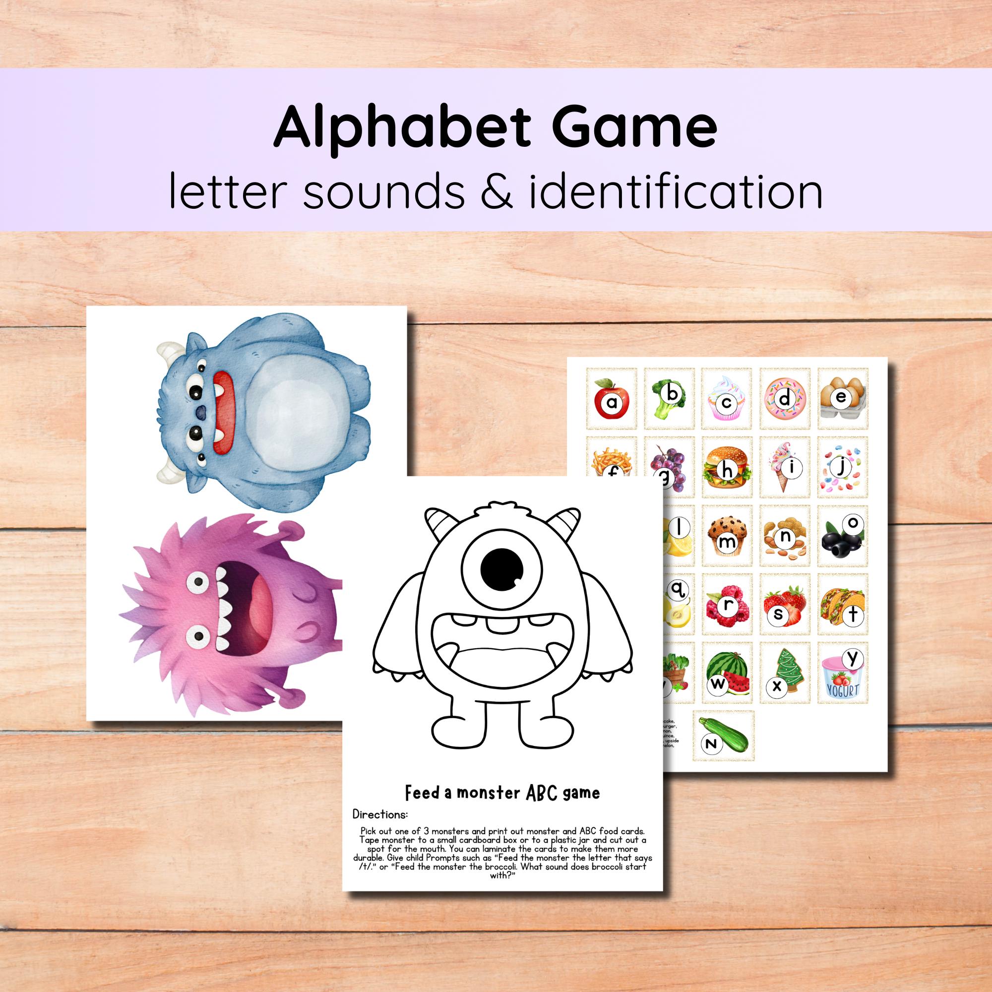 Fine Motor Phonics Game | Alphabet Recognition & Sounds - Etsy