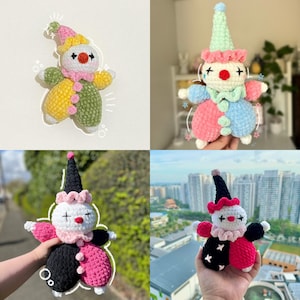 Chubby Clown Crochet Pattern | Amigurumi PDF Tutorial | Circus Plush ...