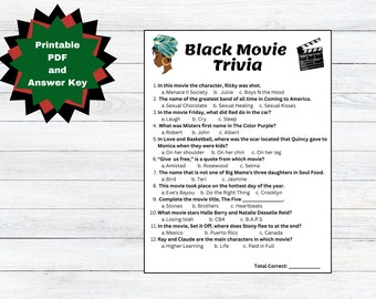 90's Sitcom Trivia Game Printable Party Game Back to the - Etsy