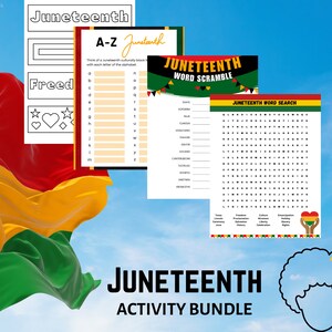 Juneteenth Activity Bundle | Black History Packet | Juneteenth ...