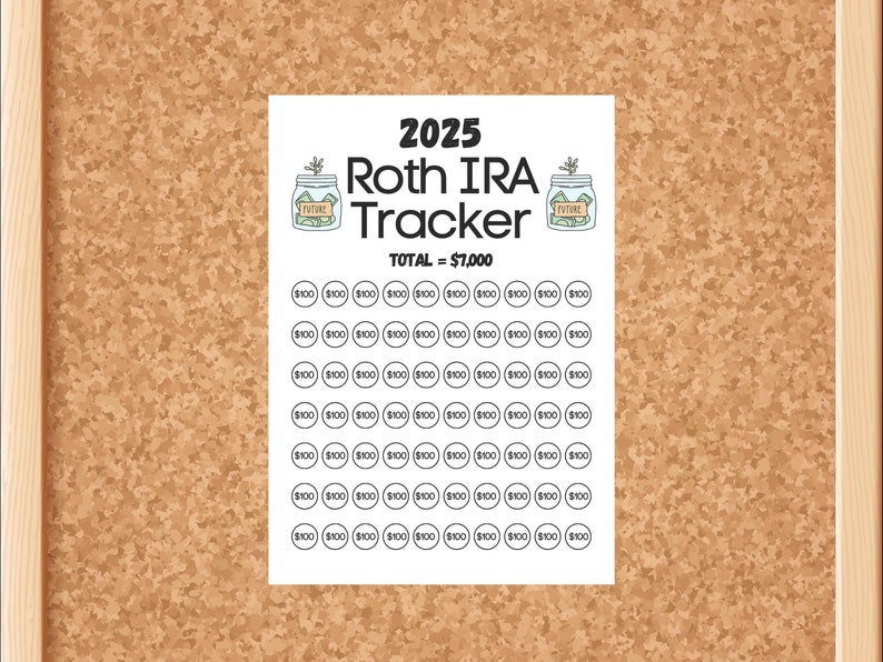 2025 Roth IRA Savings Tracker: Max Out Challenge (printable PDF) - Etsy