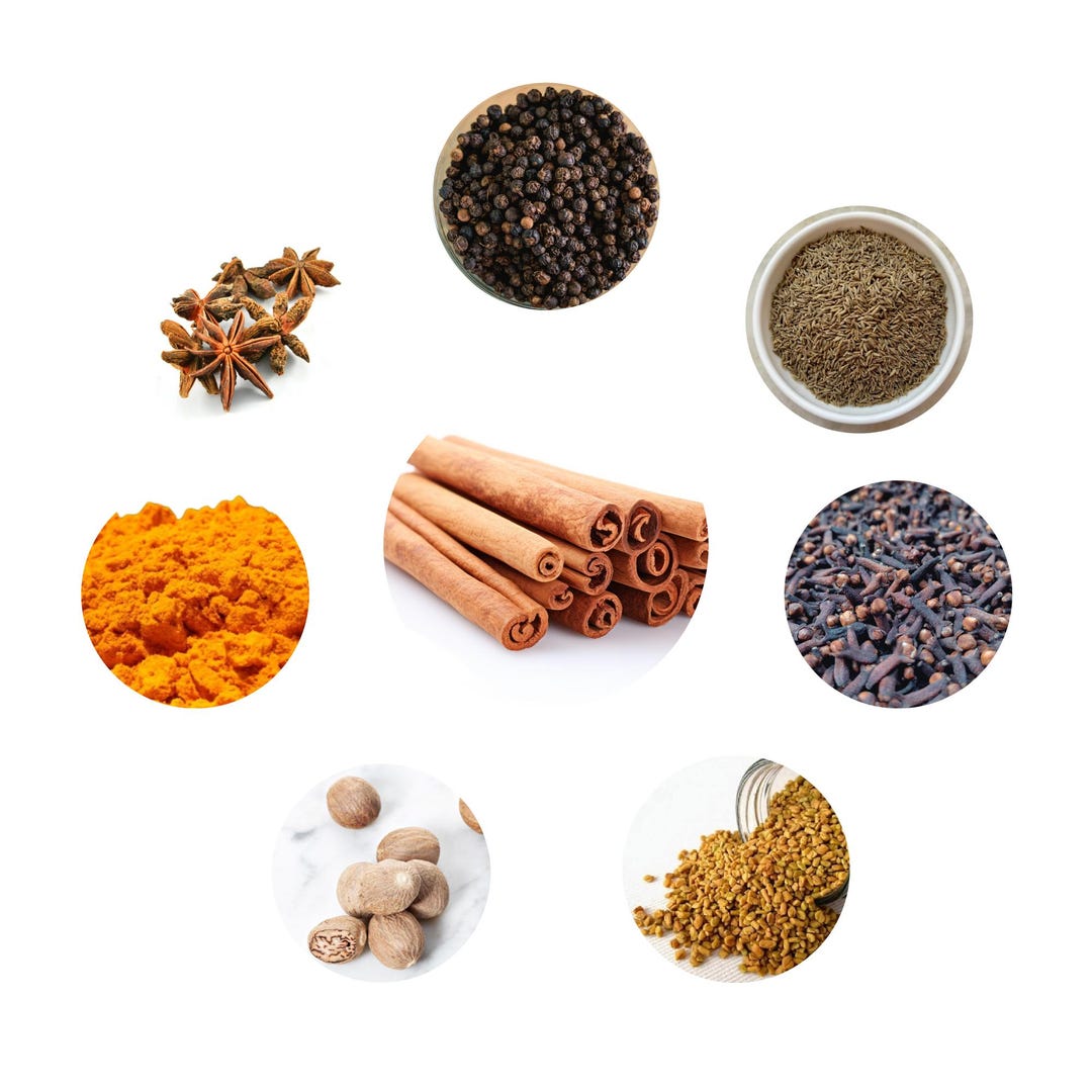 Farm Fresh 8 Indian Spices : A Charming Mix of Exotic Whole Spices 1 Kg ...