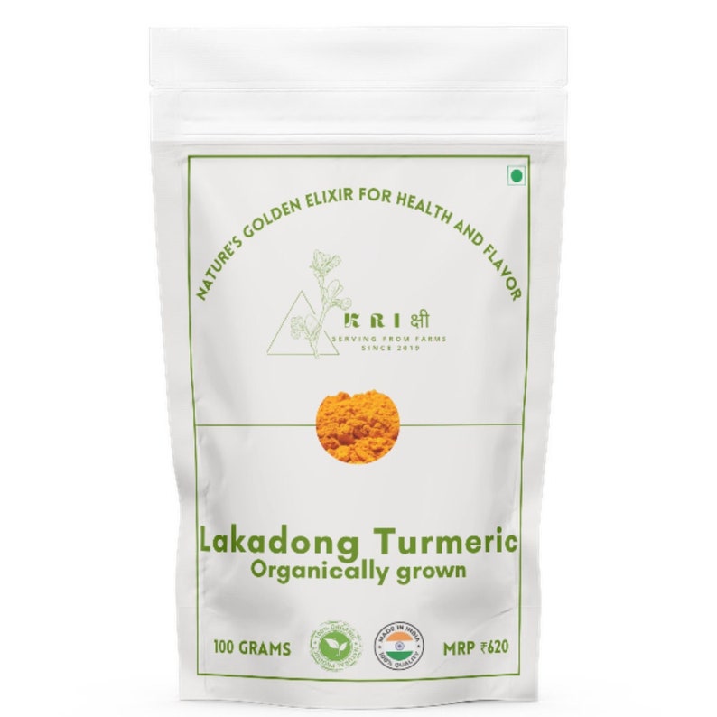 High Curcumin Indian Turmeric Powder Lekadong Region Free Delivery - Etsy