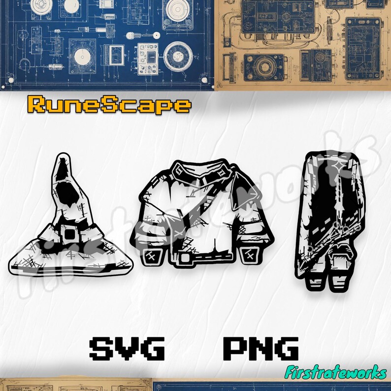 OSRS Armor Set SVG and PNG Files - Ancestral Robes - Old School ...