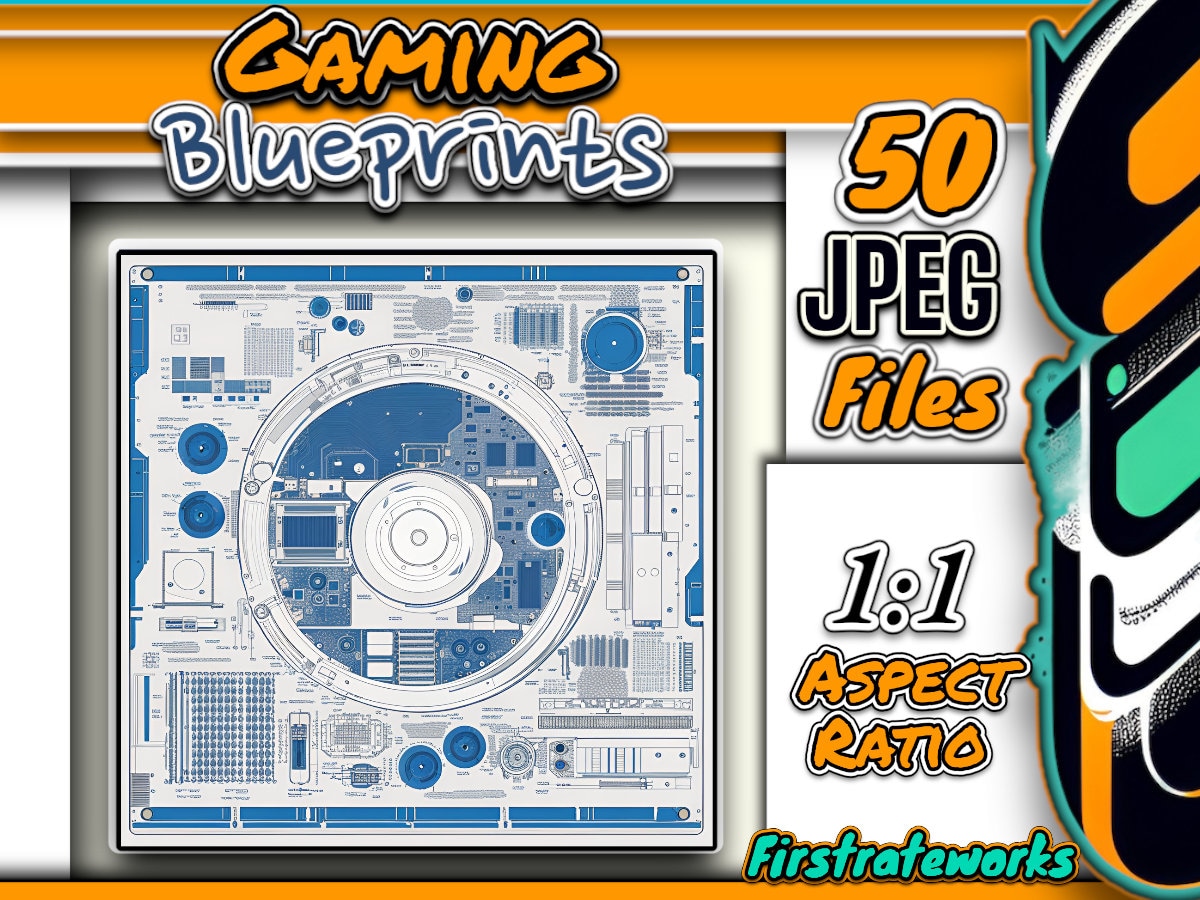 Vintage Video Game Patterns Electronics Art Blueprints - Etsy