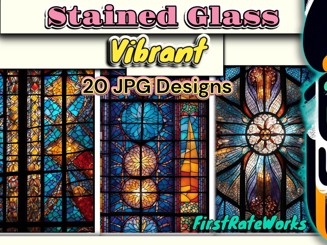 Stained Glass Window Patterns | Colorful Glass Art | Vibrant Glass ...