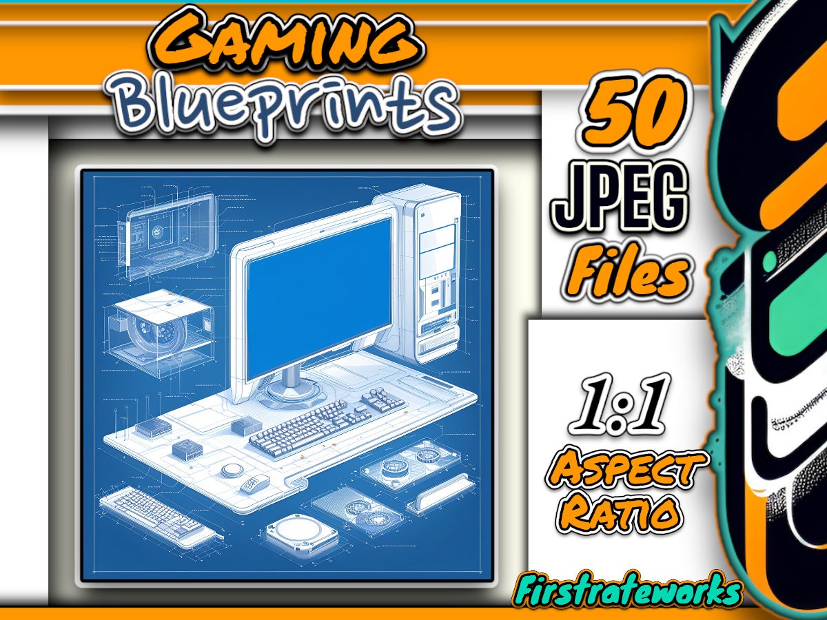 Vintage Video Game Patterns | Electronics Art | Blueprints | Console ...