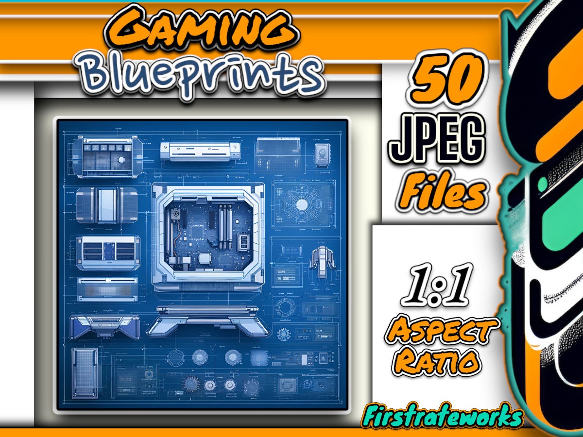 Vintage Video Game Patterns | Electronics Art | Blueprints | Console ...