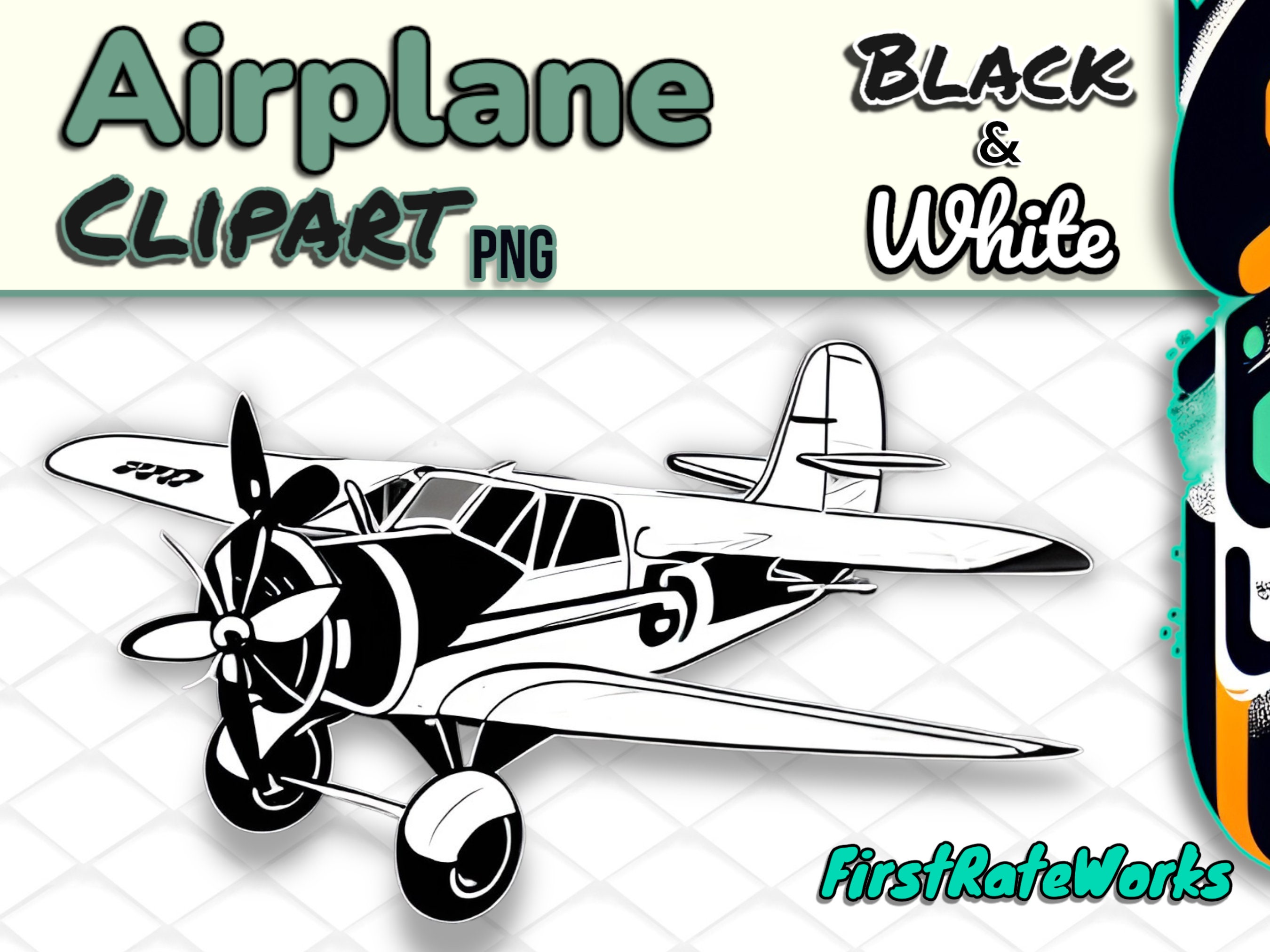 Vintage Airplane SVG Digital Download Flying Plane SVG Airplane PNG ...