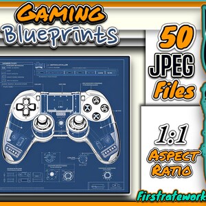 Vintage Video Game Patterns | Electronics Art | Blueprints | Console ...