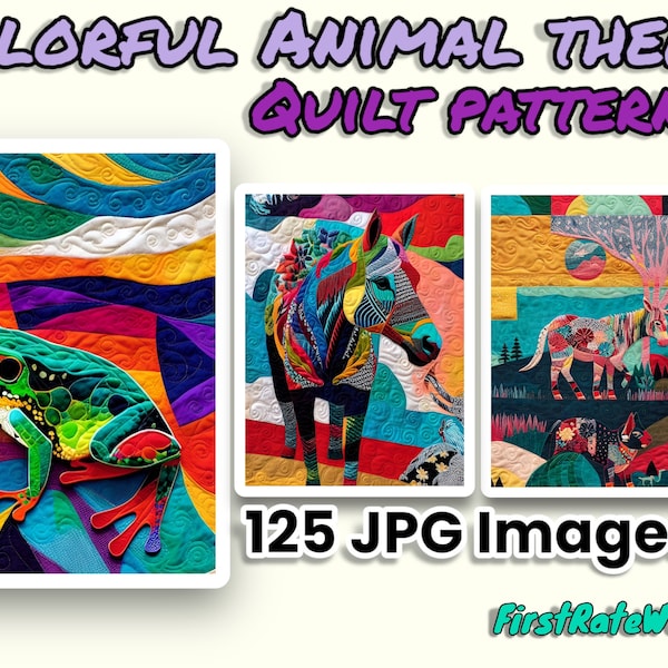Animal Quilt Pattern - Etsy