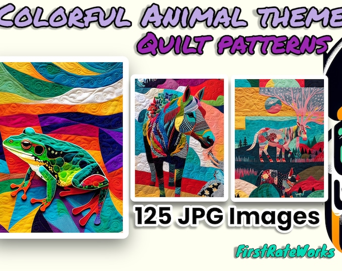 Vibrant Animal Quilt Patterns | Nature Theme Patchwork Quilts ...