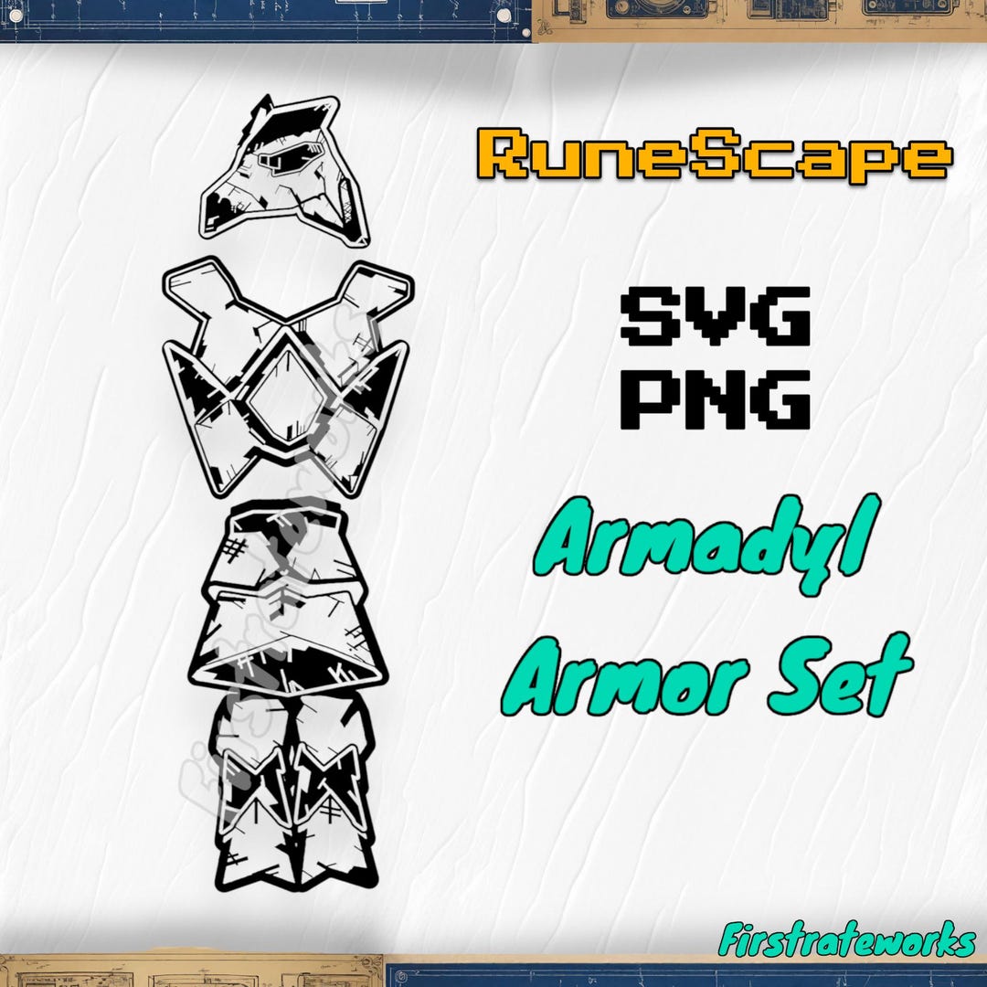 Premium OSRS Armor Set SVG and PNG Files - Armadyl - Old School ...
