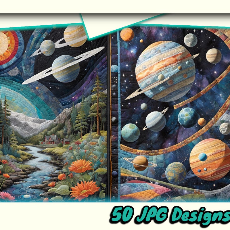 Space Quilt - Etsy