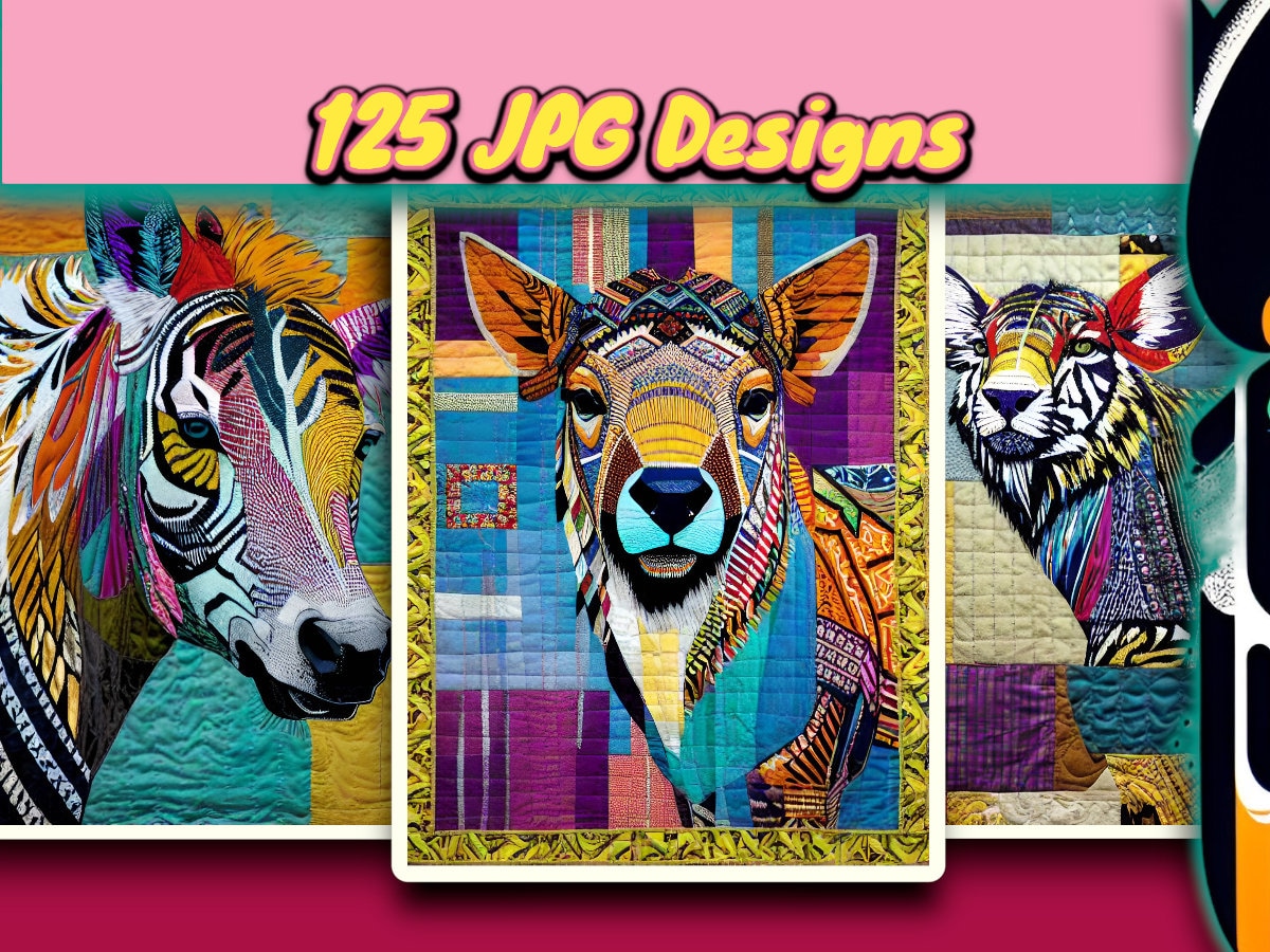 Vibrant Animal Quilt Patterns | Nature Theme Patchwork Quilts ...